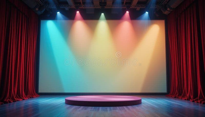 Versatile Comedy Stage Backdrop Professional Modern Designs for Your Live Performance or Event ...