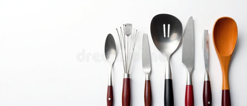 Modern Sleek Kitchen Tool Set Essential Utensils for Effortless Cooking ...