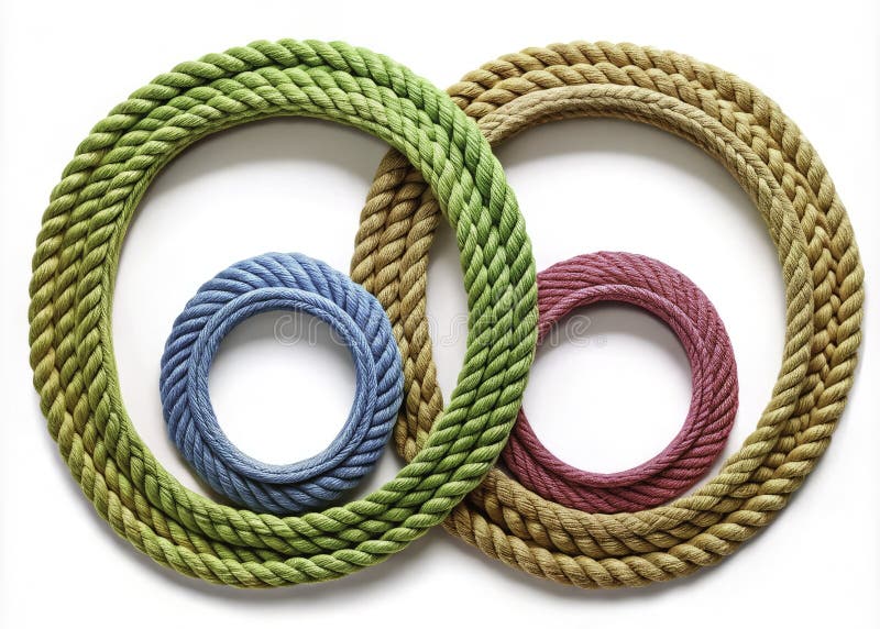 Versatile Rope Frames Round Oval Square and Rhombus Shapes for Design ...