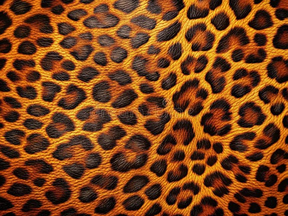 Stunning Modern Leopard Print Leather Texture Background a Realistic ...
