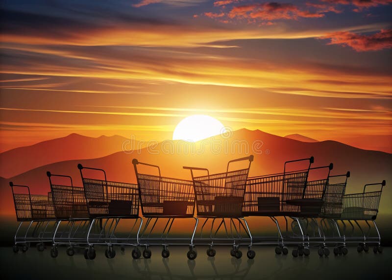 Editable Shopping Cart Line Art Vector Pack Versatile Design Assets for ...