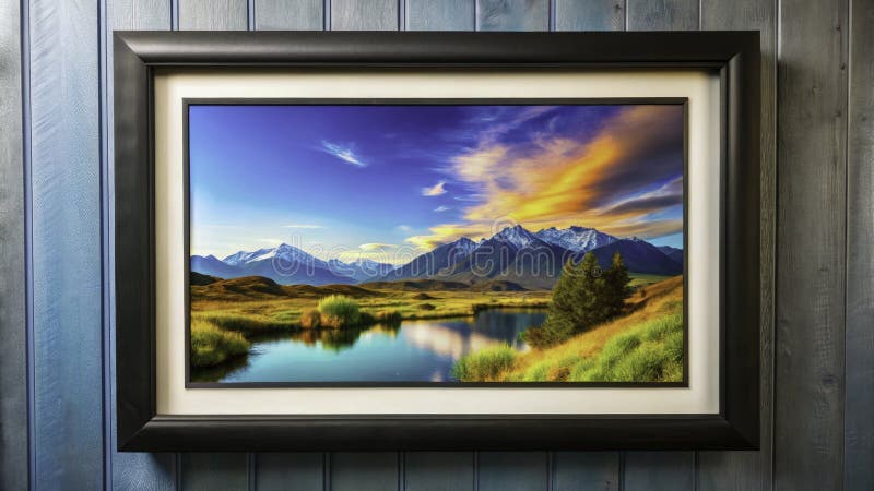 Modern Black Line Frame Elegant Geometric Border Design for Photos ...