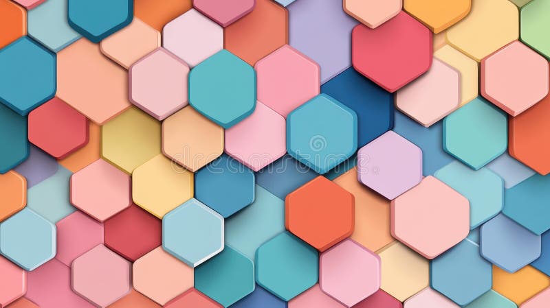 Elevate Your Design with a Vibrant, Editable Octagon Vector Background ...