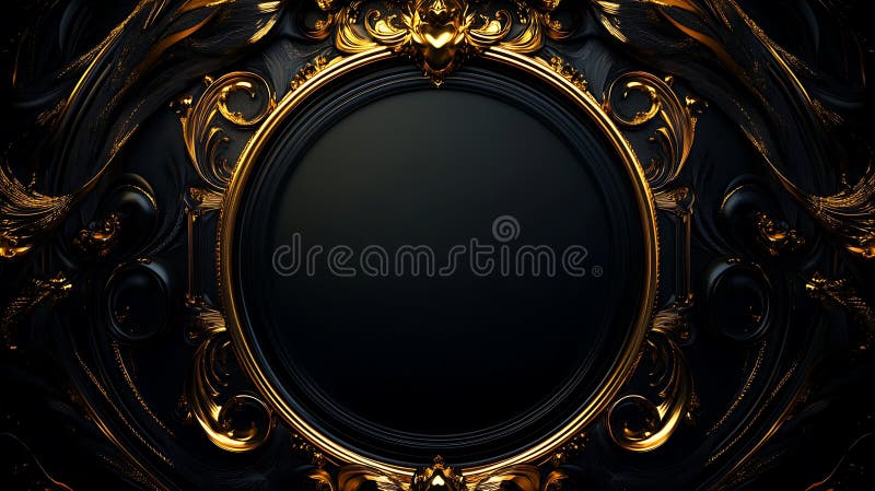 Rich Background Design with Premium Golden Accents for Prestige Stock ...