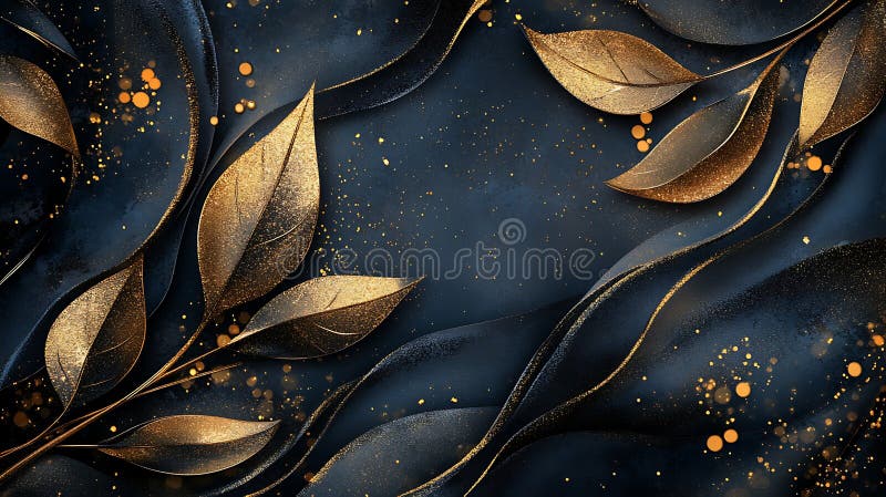 Elegant Background with Gold Accents for High-End Visual Appeal Stock ...