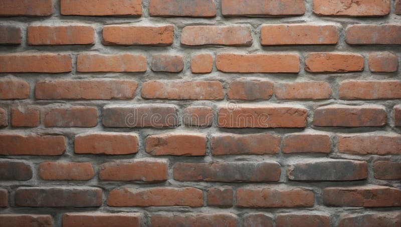 Textured Red Brick Wall Pattern Background. AI Generation Stock ...