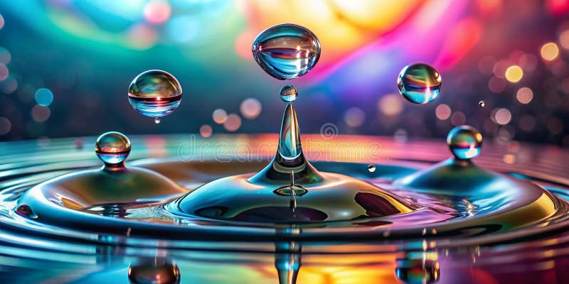 Stunning Realistic Water Droplets on Transparent Background Pristine ...
