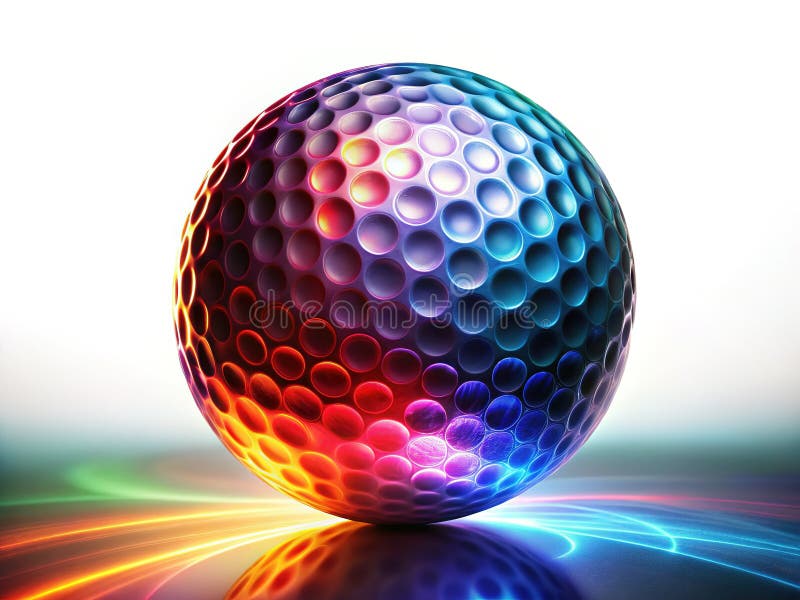 Dynamic Abstract Golf Ball Wallpaper Design a Contemporary Bold and ...