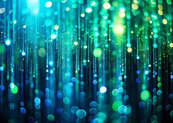 Dynamic Matrix Light Show Background Futuristic Cascading Lights for ...