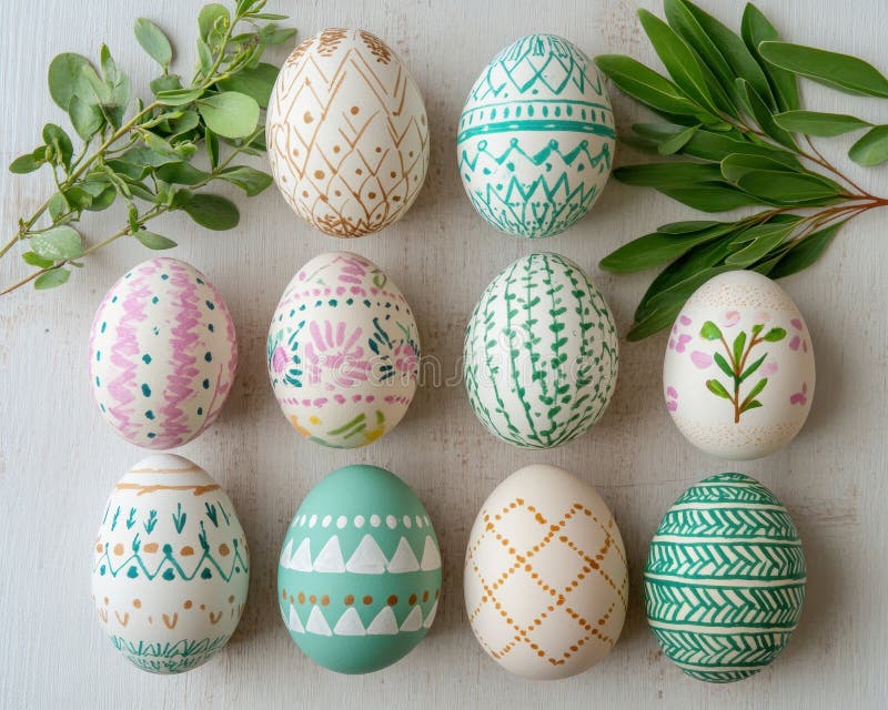 Discover a Modern Take on Colorful Eggs, Featuring Bold Geometric ...