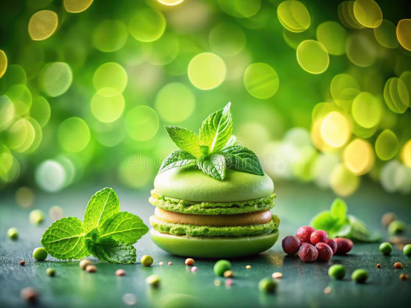 Vibrant Green Culinary Backdrop Abstract Lines and Gradient for ...