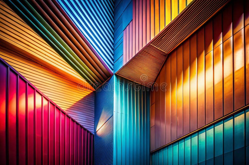 Modern Geometric Paneling a Striking Architectural Texture for Interior Design Inspiration Stock ...