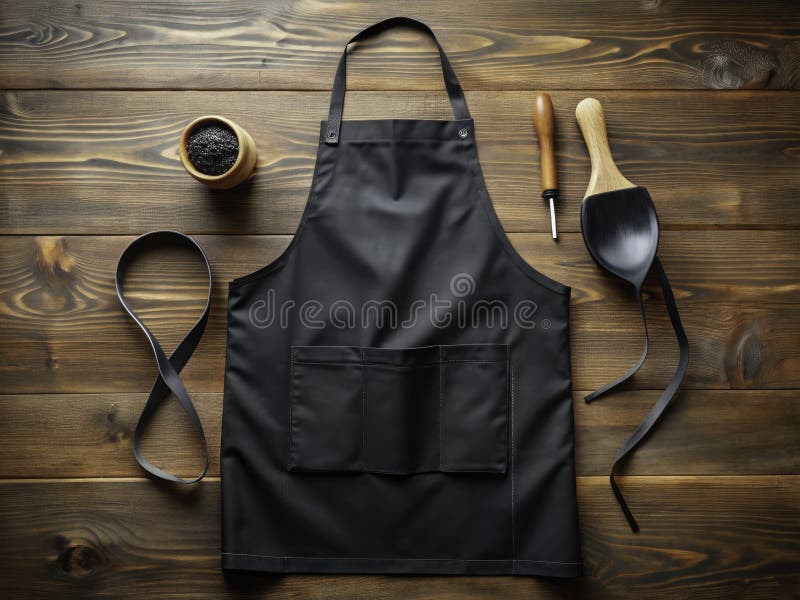 Elevate Your Kitchen Style Stunning Black Apron Sets for Chefs Home ...