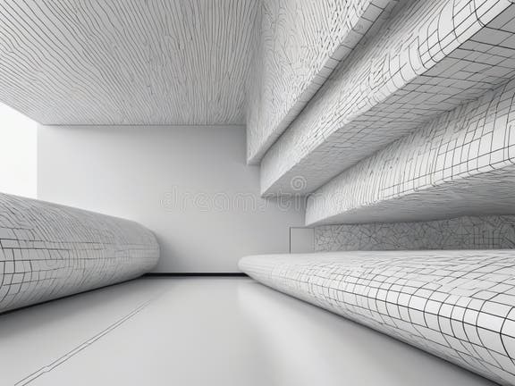 Elegant Architectural Line Drawings a Modern Pattern Collection for ...