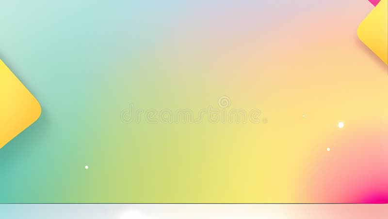 Soft Pastel Tones in Abstract PowerPoint Background Stock Illustration ...