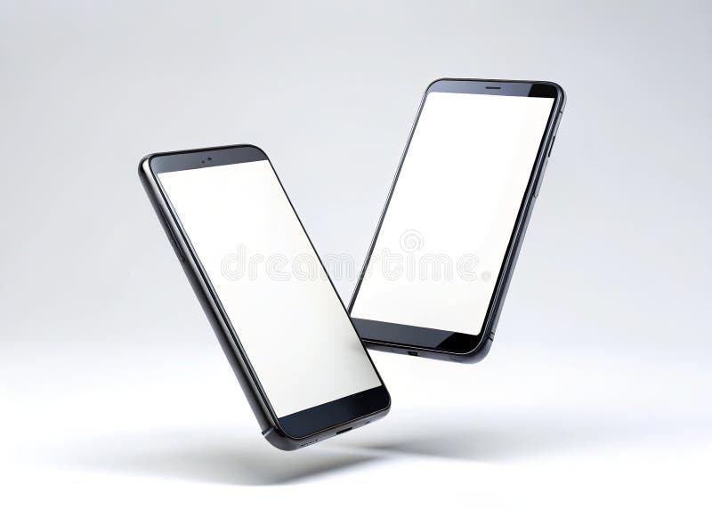 Versatile Smartphone Mockup Showcase for Design Presentations a Blank ...