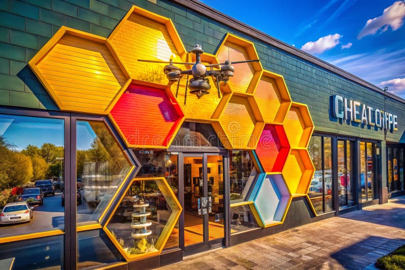 Storefront Standing Out Stock Illustrations – 8 Storefront Standing Out ...