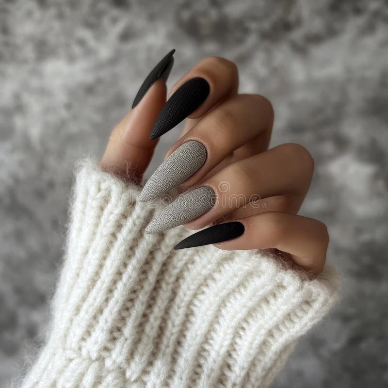 Elevate Your Style with Matte Grey Nails in Ultrahd Quality that Boast ...