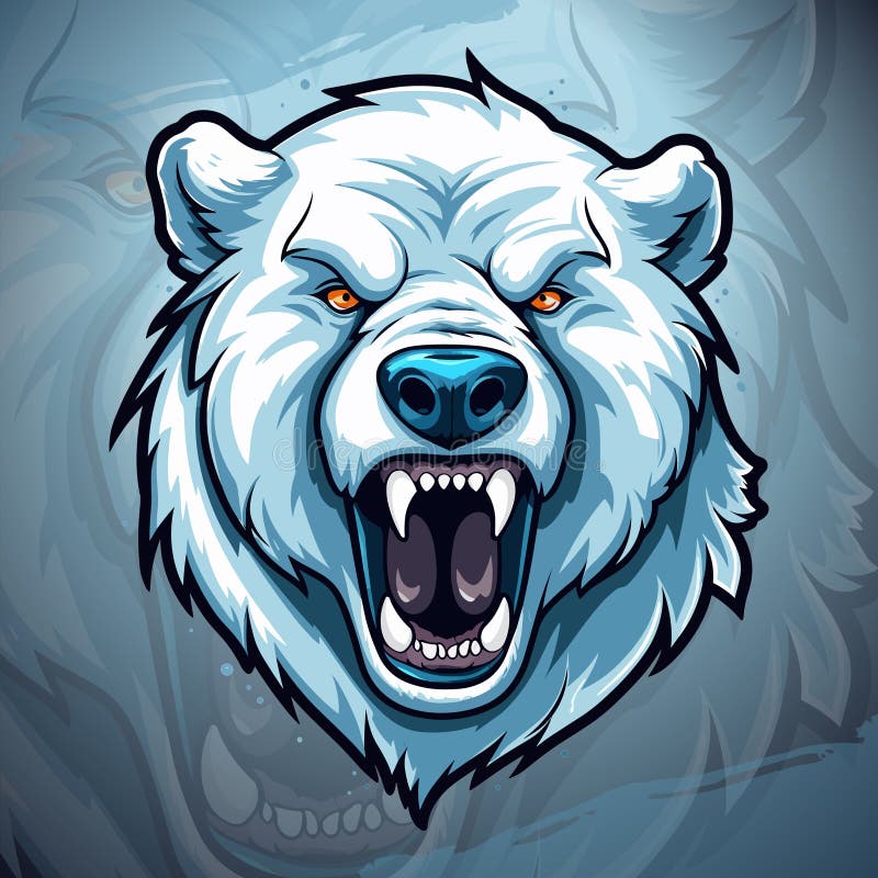 Captivating Polar Bear Mascot Logo Stock Illustrations – 8 Captivating ...