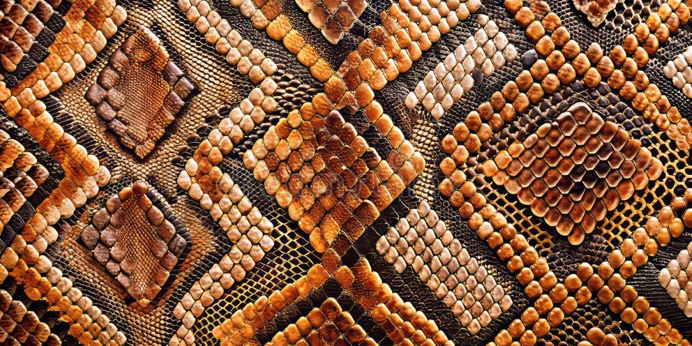 Seamless Snake Skin Pattern Vector for Textile Design Modern Fashion ...