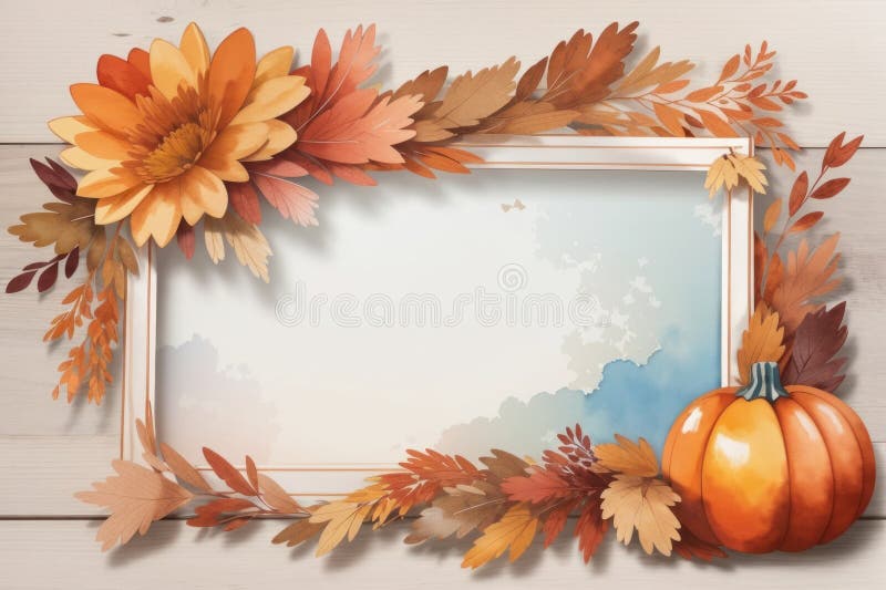 Thanksgiving Frame Enhancement: Sticker with Style and Variety Stock ...