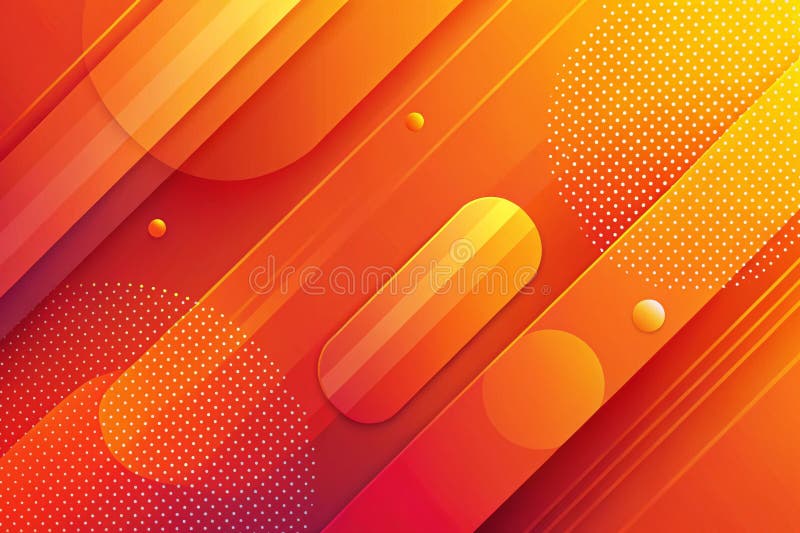 Dynamic Orange Diagonal Gradient Background Futuristic Geometric Shapes ...