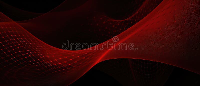 Elevate Your Web Design with this Striking Abstract Red Net Grid ...