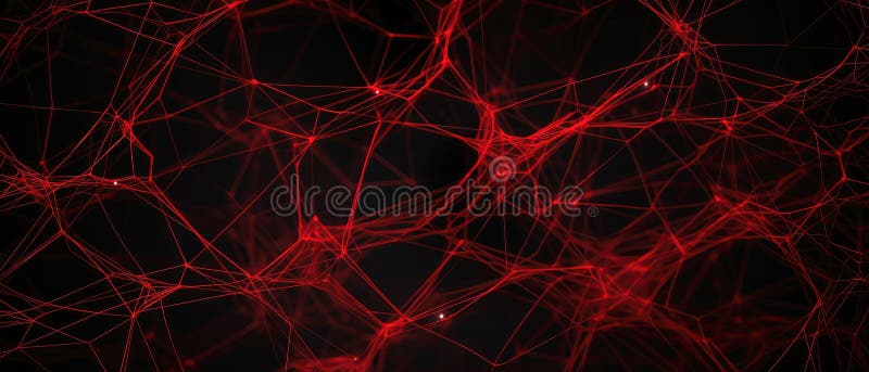 Elevate Your Web Design with this Striking Abstract Red Net Grid ...