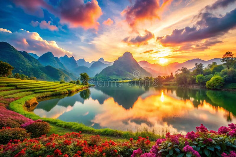 Peaceful Landscape Backgrounds for Administrative Professionals ...