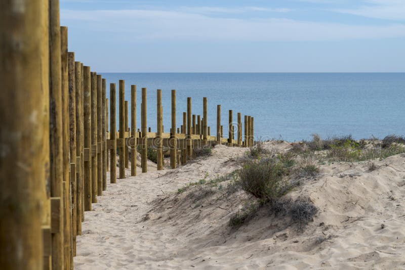 Elevated Boardwalk Under Construction Stock Image - Image of pedestrian ...
