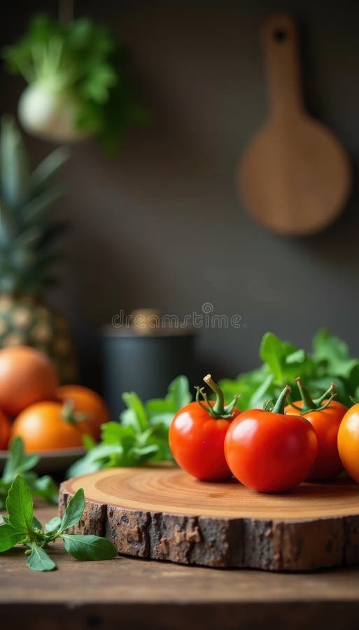Elevated Cutting Board, Rustic Kitchen Backdrop, Design, Wood, Podium ...