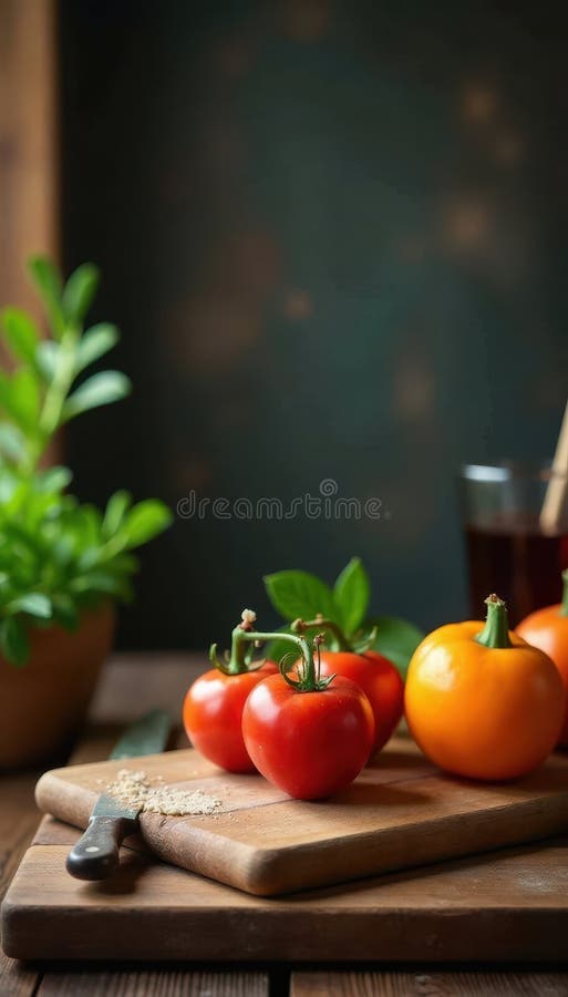 Elevated Cutting Board, Rustic Kitchen Backdrop, Detail, Natural Stock ...