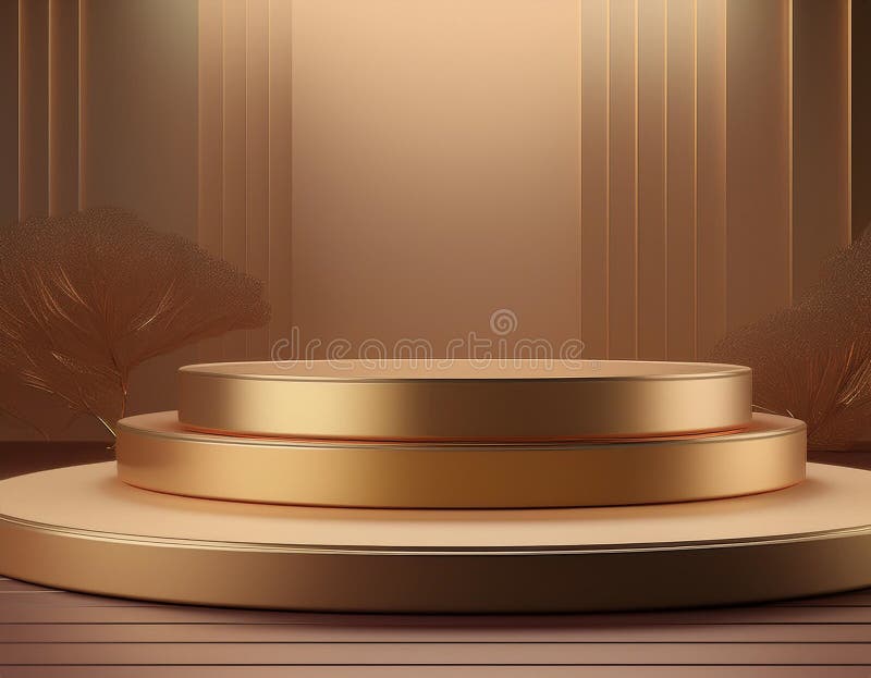 Elevated Display Dynamic Visualization of Product Showcase Stock ...