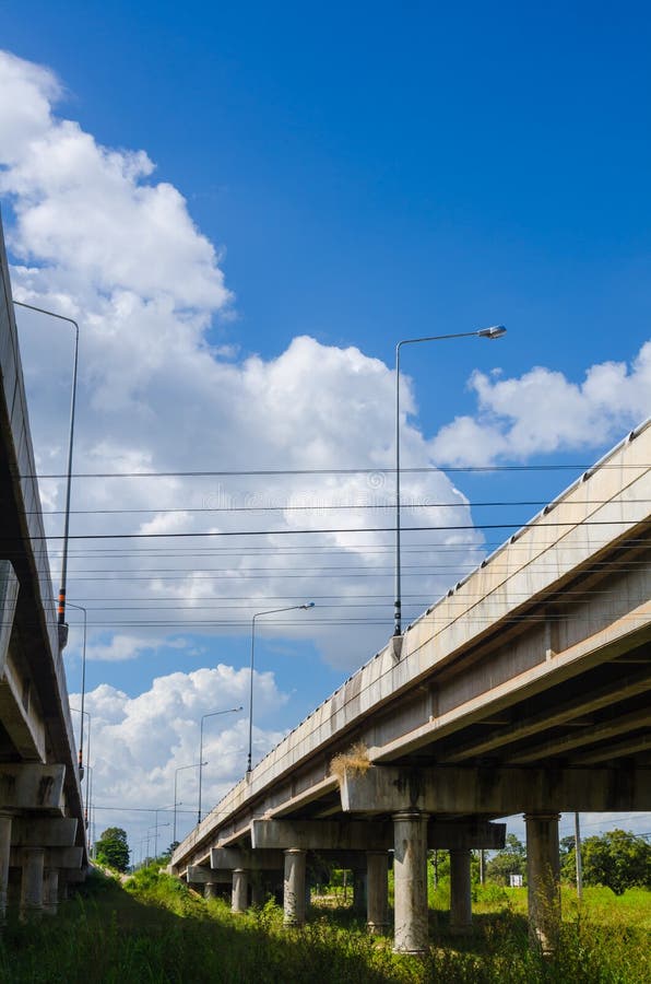 Elevated express way stock image. Image of lanes, street - 25810035