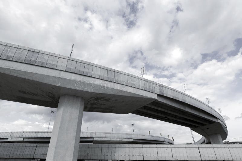 Express way stock image. Image of built, bridge, intersection - 101227725