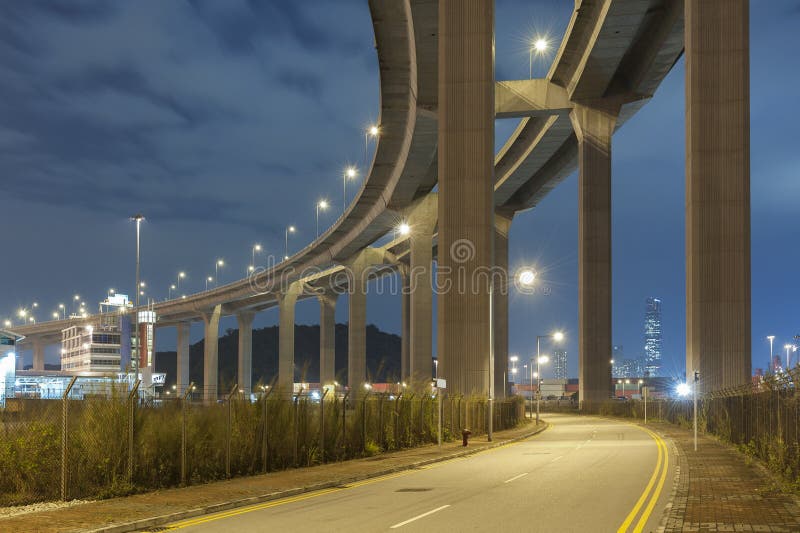 Elevated Highway and Bridge Stock Photo - Image of flyover, point ...