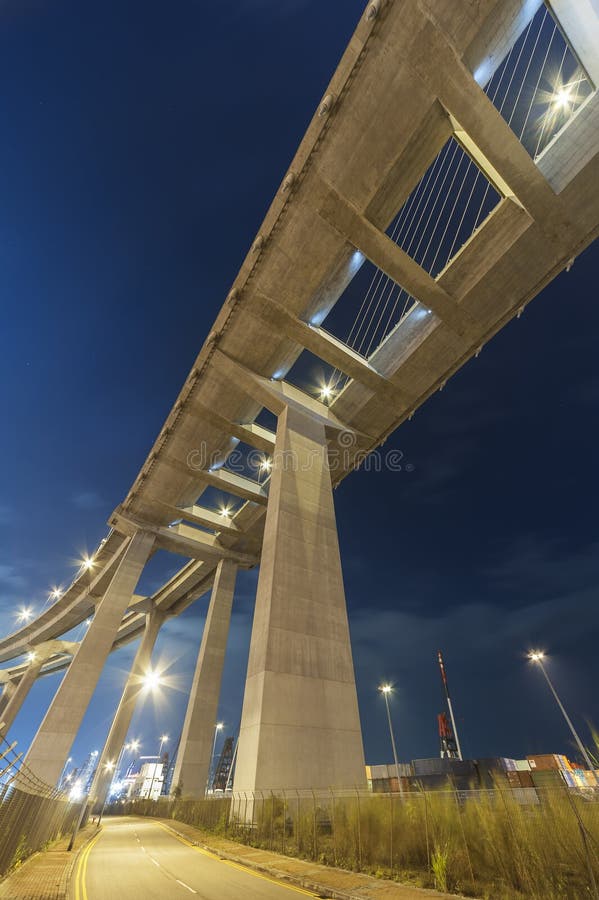 Elevated highway or bridge stock image. Image of connect - 259725193