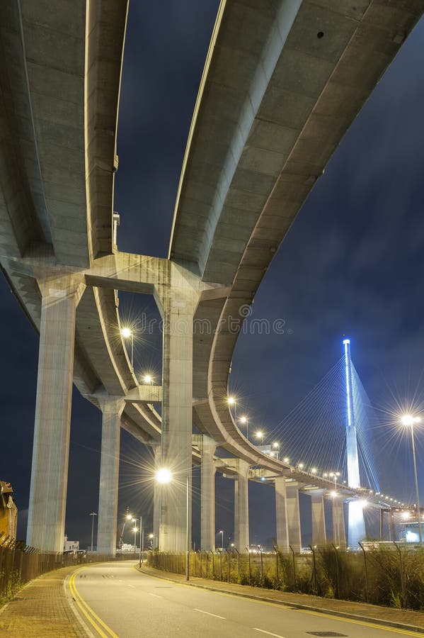 Elevated Highway and Bridge Stock Photo - Image of outdoors ...