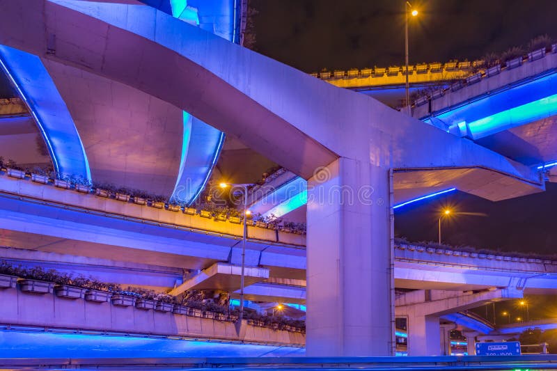 Elevated Highway stock image. Image of crossing, traffic - 57335675