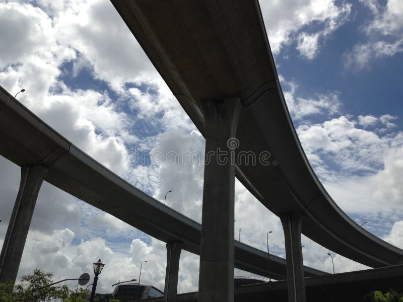 Elevated highway stock image. Image of perspective, drive - 57663593
