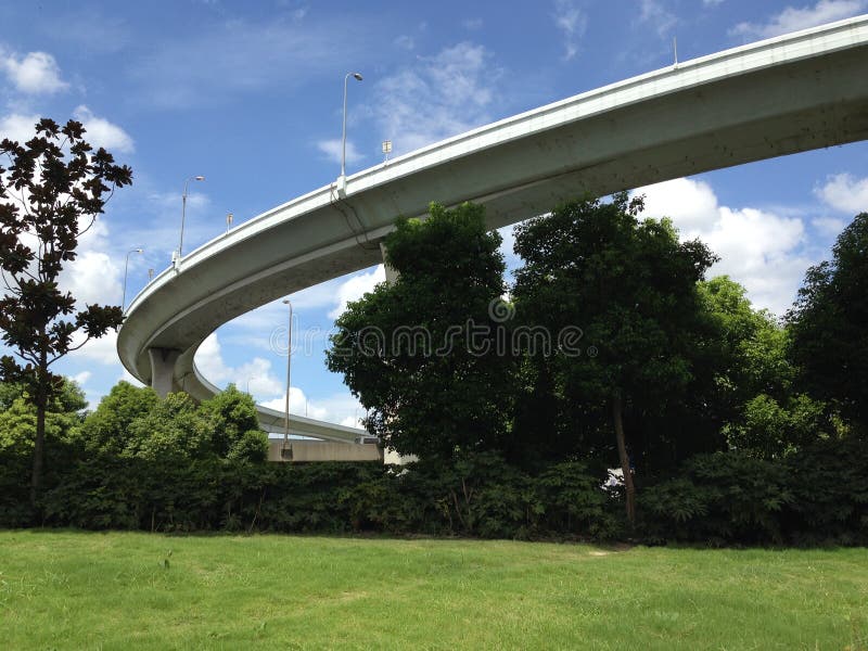 Elevated highway stock image. Image of overpass, pillar - 57663725