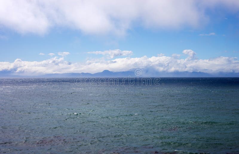 Elevated Panoramic View of False Bay, Cape Town Stock Image - Image of ...