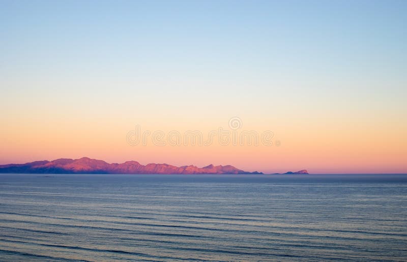 Elevated Panoramic View of False Bay, Cape Town Stock Photo - Image of ...