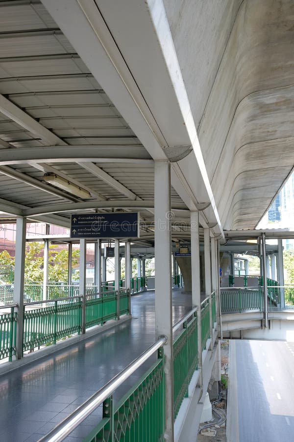 Elevated Skybridge, Connected To BTS Train Stations, Provides ...
