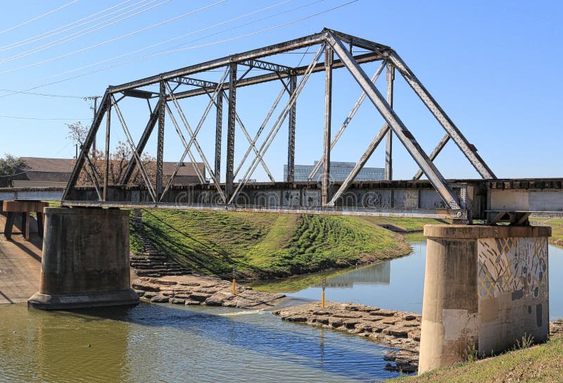 Elevated Train Bridge stock photo. Image of river, tracks - 50604928