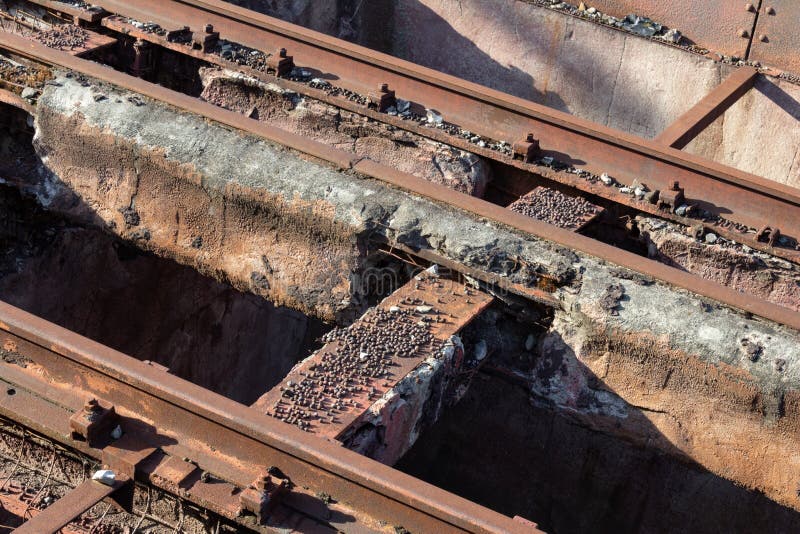 Crumbling concrete wall stock photo. Image of background - 27616000