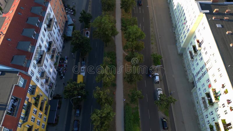 Elevated Trainstation Eberswalder in Berlin. Fantastic Aerial View ...