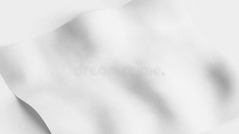 Elevated View of High Resolution White Paper Sheet Texture for Design ...
