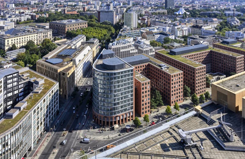 Potsdam Square, Berlin editorial photography. Image of city - 307552632