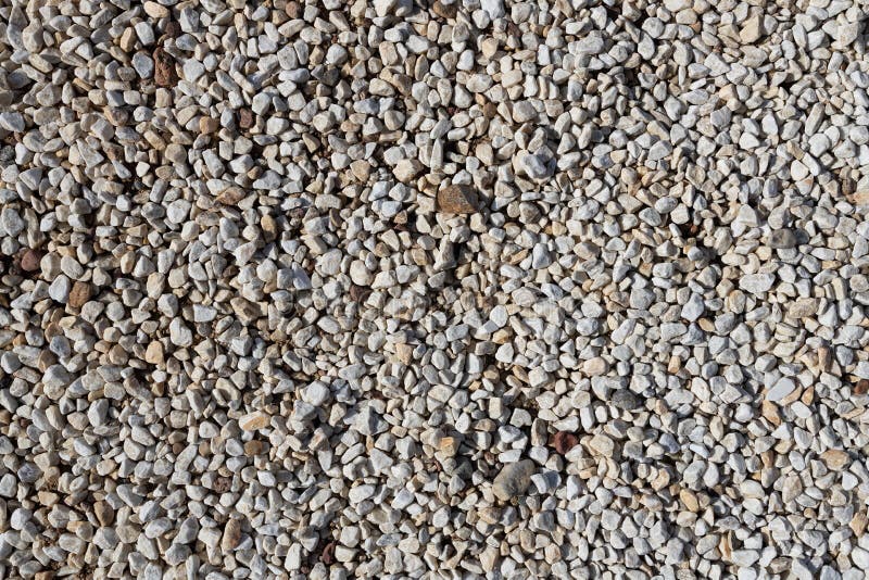 Elevated View of Small Gravel on Ground Stock Photo - Image of gravel ...